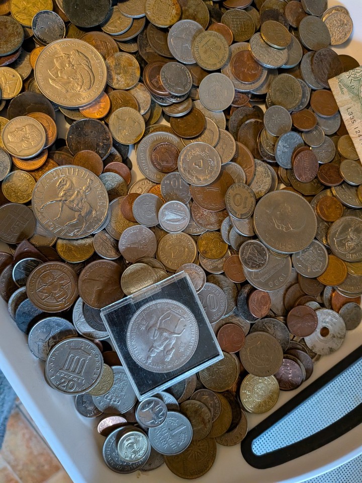 Mixed Coins Job Lot 2.7kg Britsh and World Mix Coins | eBay UK