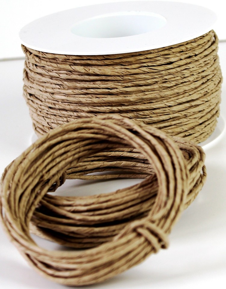 5m 100m Paper Covered Craft / Florist Wire 2 mm - 18 Different Colours ...