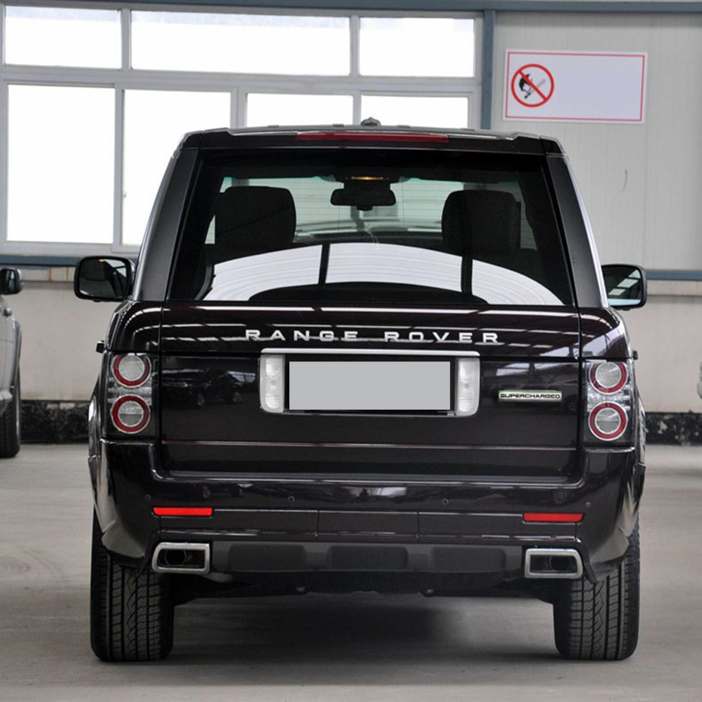 Metal 3D Aluminum SUPERCHARGED Emblem Dash Sticker Fender Badge For ...