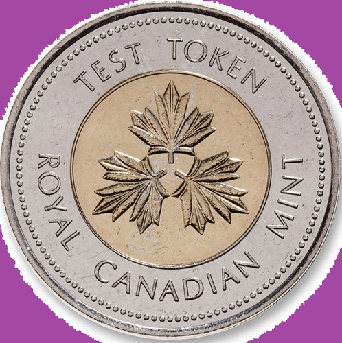 1996 Canada TEST TOKEN First Canadian Toonie $2 Two Dollar Coin UNC ...