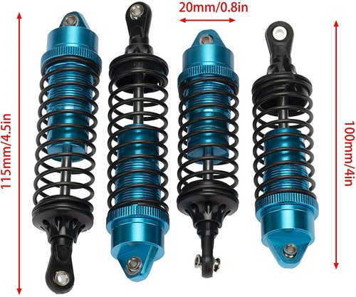 Front & Rear Shocks Set For Traxxas Slash 1/10 Rustler Stampede VXL 4x4 ...