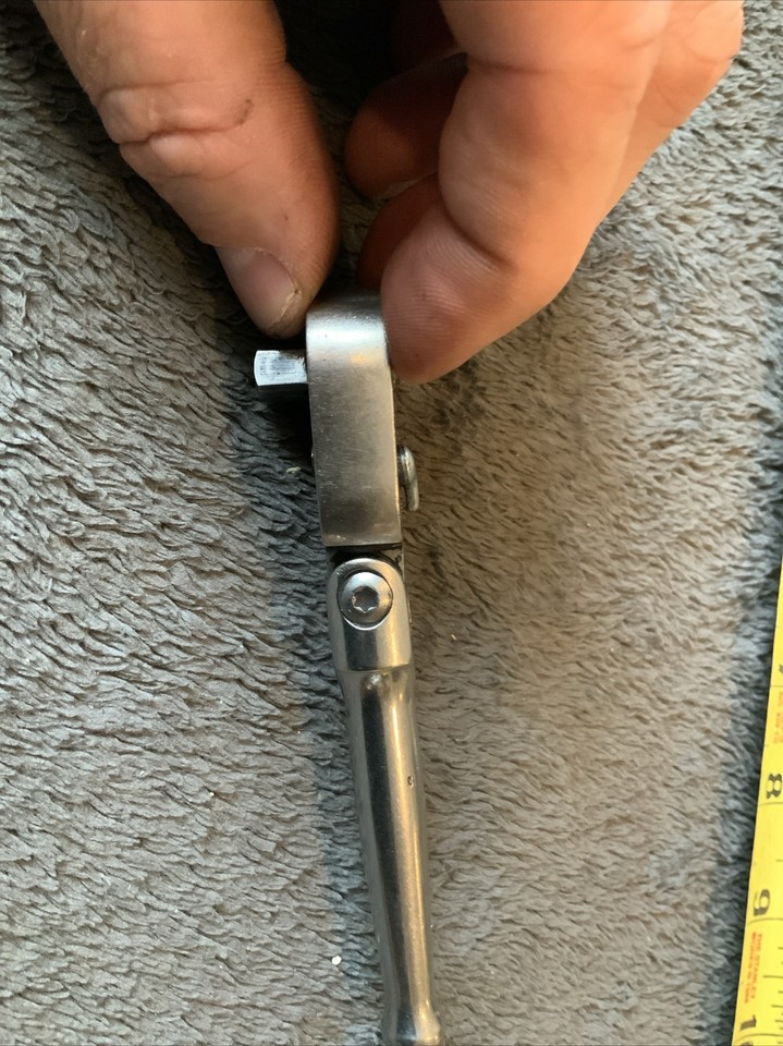 Snap On Thlf72 1/4” Drive Swivel Head Ratchet, Orange, Loose Head | eBay