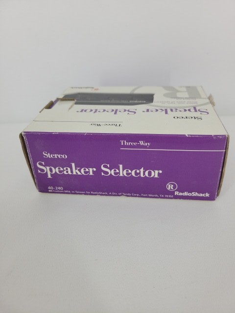 Realistic 42-2110 Stereo Audio Selector 3 in 1 out for sale online | eBay