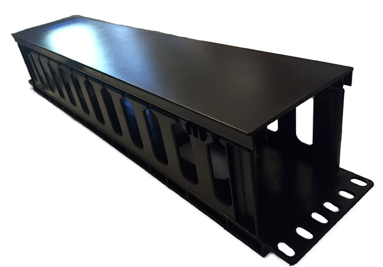 2U 2RU Horizontal Wire Manager with Cover ABS Plastic - USA Seller | eBay