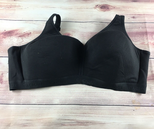Lane Bryant Cacique Lightly Lined No Wire Full Coverage Bra Size 46DDD ...