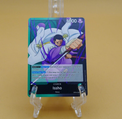 Issho - OP04-020 - Leader - Near Mint - English - One Piece Card Game ...