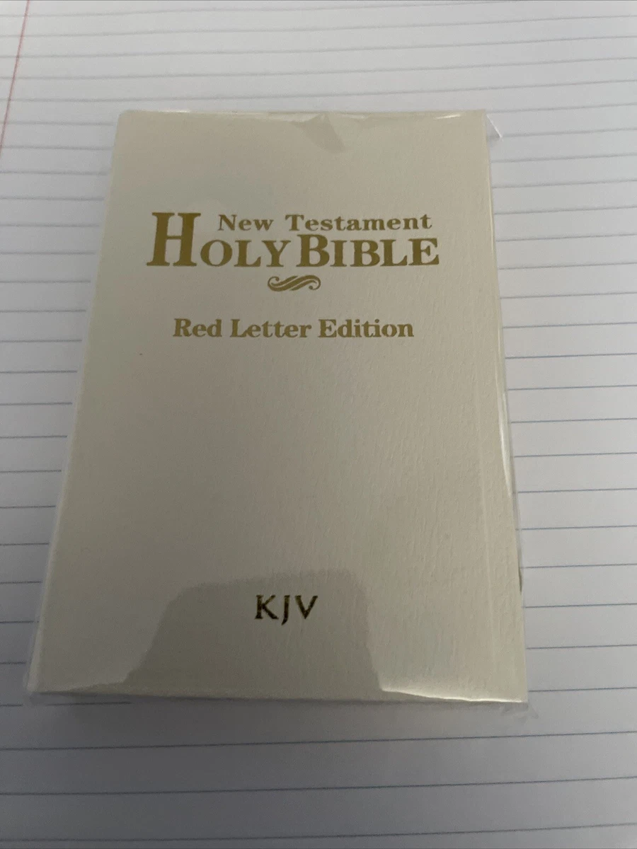 White Holy Bible Cover