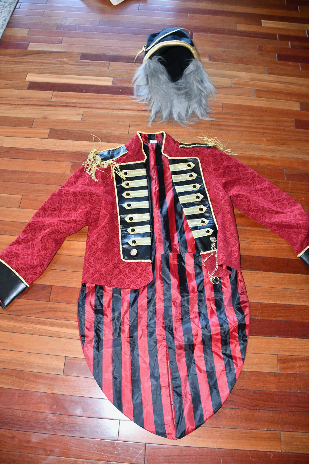 Spirit Halloween Costume Red & Gold Ringmaster Jacket… - Gem