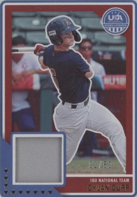 2023 Panini USA Baseball Stars & Stripes - USA Material Dylan Cupp # ...
