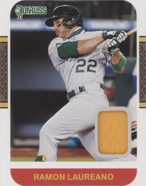 2021 Panini Donruss - Retro 1987 Materials Ramon Laureano #87M-RL (MEM ...