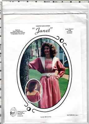 "Janet" ©1986 Designs by Janet Pace Sewing Smocking Pattern # SA-1 ...