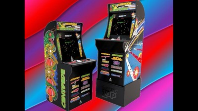 Arcade1Up Atari Deluxe 12-In-1 Arcade Machine with Riser. Asteroids ...