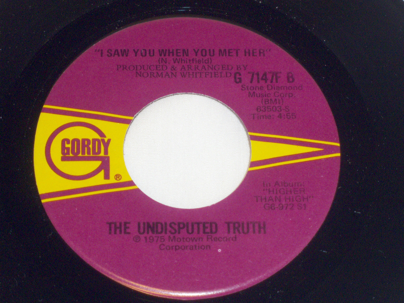 Undisputed Truth: Boogie Bump Boogie / I Say You When You Met Her ...