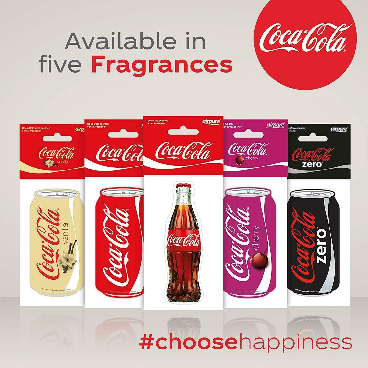 Coca-Cola Can Car Air Freshener Fragrance Scent 2D - Coca-Cola Zero | eBay