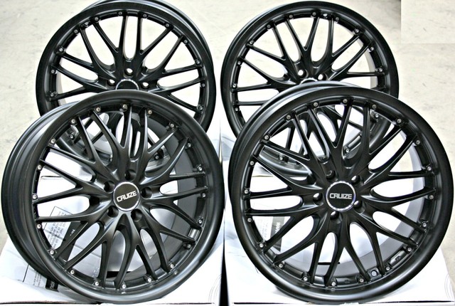 Alloy Wheels 18" CRUIZE 190 MB Matt Black 5x115 Deep Dish 18 Inch ...