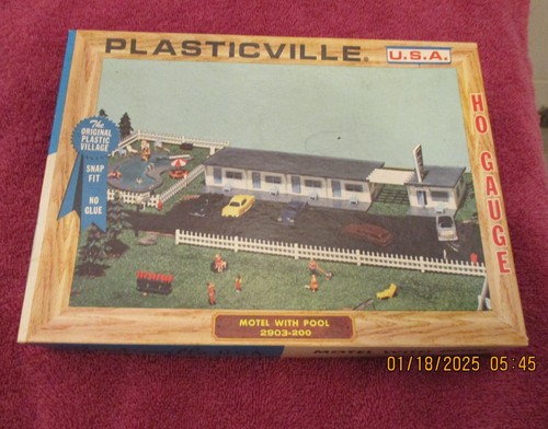 Vintage Tyco HO Plasticville Motel with Pool #2903-200 | eBay