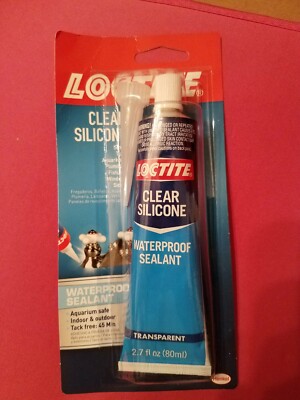 Loctite 908570 Tube Clear Silicone Waterproof Sealant 2.7Oz 79340646797 ...