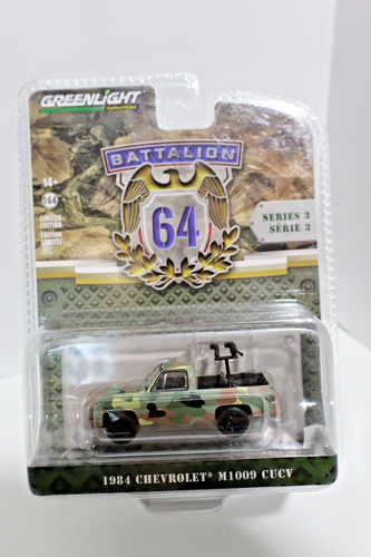 Greenlight Battalion 64 Series 3 - 1984 Chevrolet M1009 CUCV with Guns ...