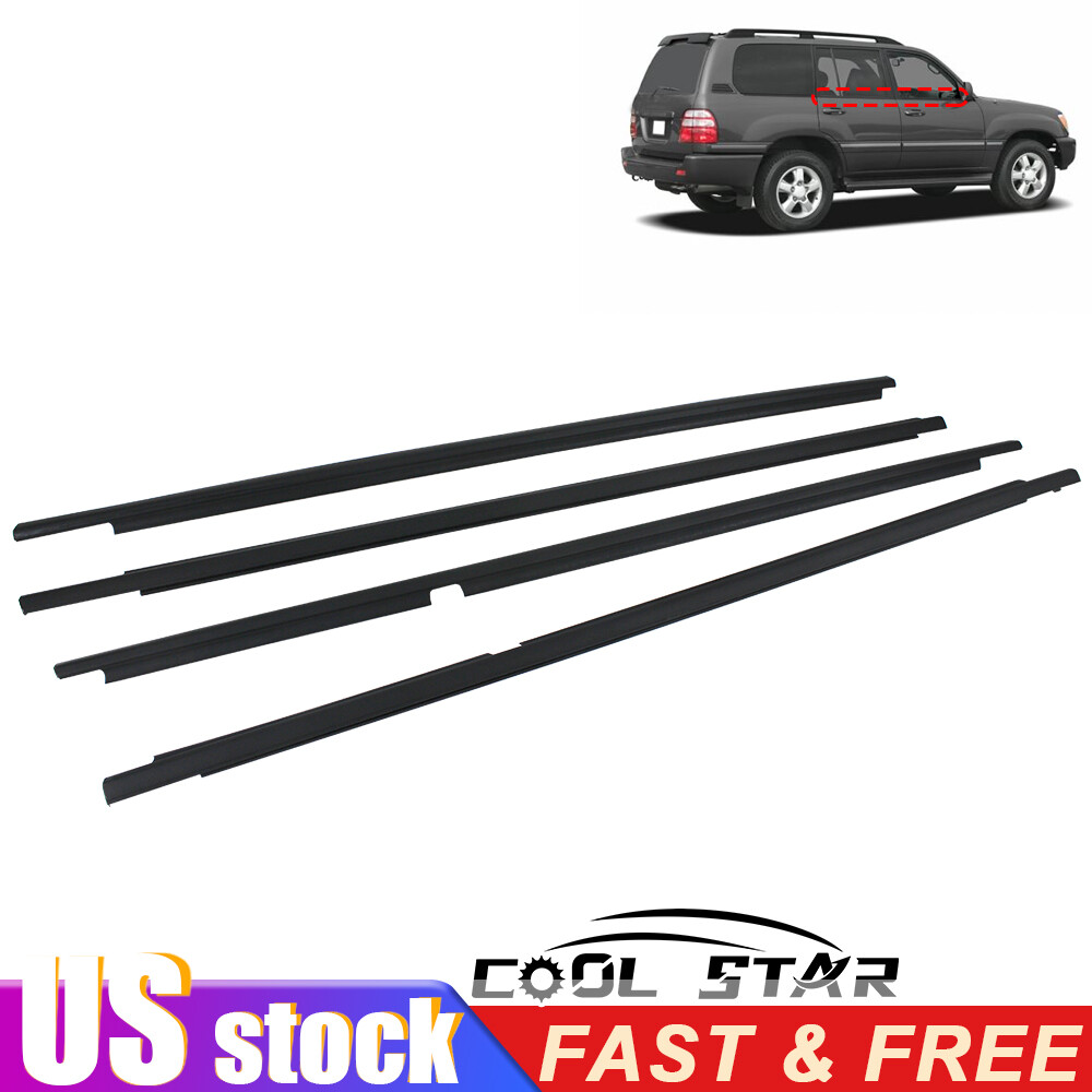 For Toyota Land Cruiser Lexus LX470 98-07 4x Door Belt Mouldings kit ...