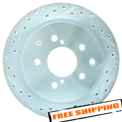StopTech Select Sport Drilled & Slotted Rear Brake Rotor for 89-96 ...