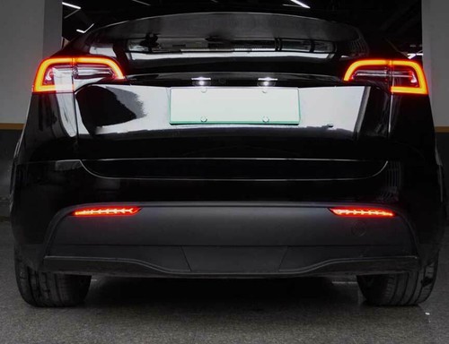 For Tesla Model 3/Y 2017-2022 LED Rear Fog Lamp Light Assembly Brake ...