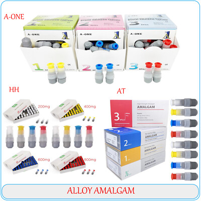 Amalgam Dental Alloy 1/2/3 Spill Regular Set 200mg/ 400mg/600mg/800mg ...