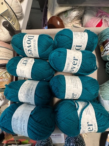 Lot of 4 Skein's Reynolds Dover Washable Knitting Wool Yarn Made in ...