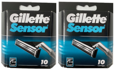Gillette Sensor Razor Blades - 20 Cartridges | eBay
