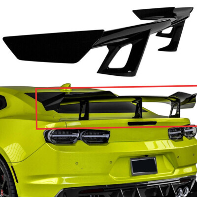 Trunk Spoiler Wing Gloss Black For Chevy Camaro ZL1 1LE Style LT RS SS ...