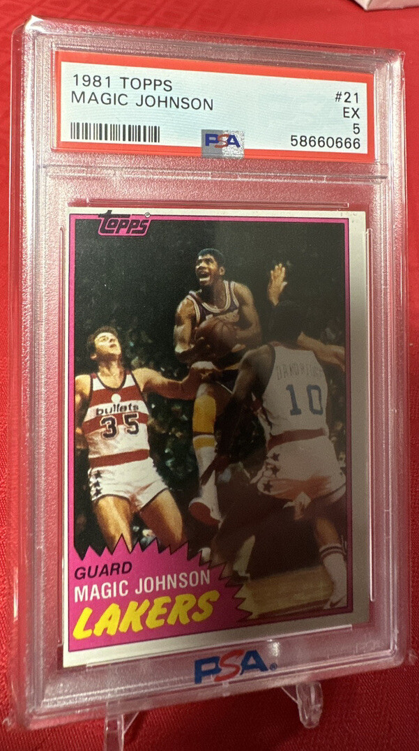 1981 Topps Magic Johnson #21 PSA 5 | eBay