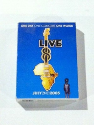 Live 8 (DVD, 2005, 4-Disc Set) RARE MUSIC CONCERT SET HISTORY ONE WORLD ...