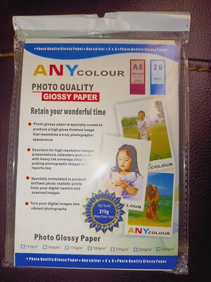 20 PCS A6 Inkjet Photo Paper 110gsm for all printers | eBay Australia
