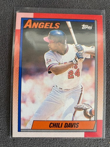 1990 Topps Chili Davis #765 California Angels Baseball Card | eBay