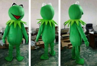 Advertising Kermit The Frog Mascot Costume Suits Adults Size Fancy ...