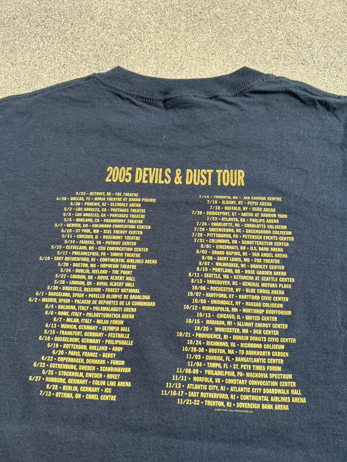 Vintage 2005 Bruce Springsteen Devils & Dust Tour Pro… - Gem