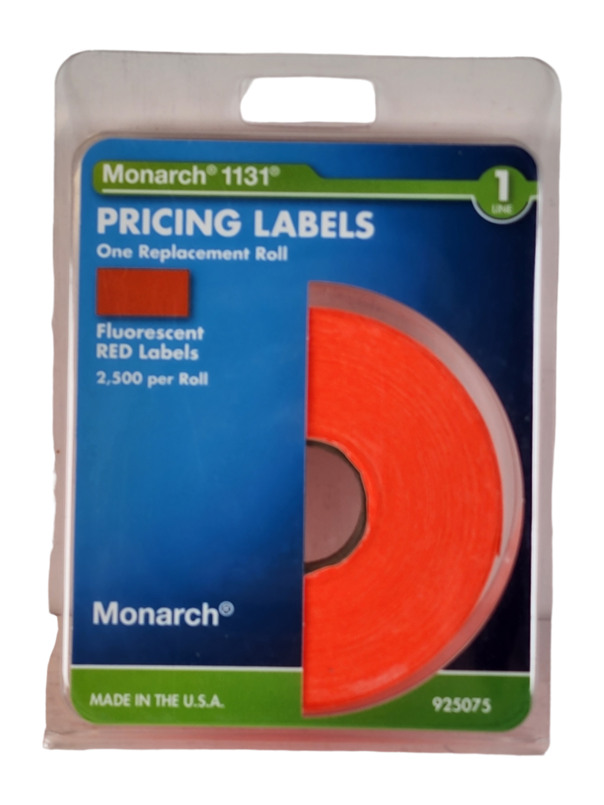Monarch Easy-Load 1131 1-Line Pricemarker Label 7/16 x 7/8 Fluorescent ...