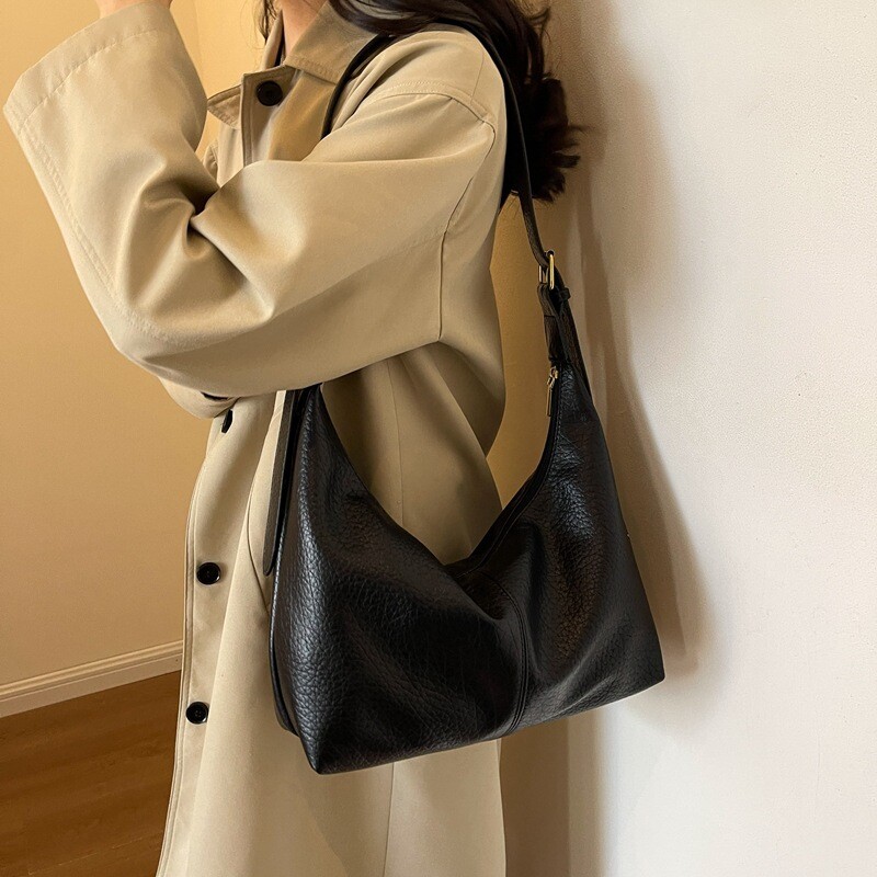 Fashionable Cross-border Bag Women's Bag 2023 New Winter Solid Color ...