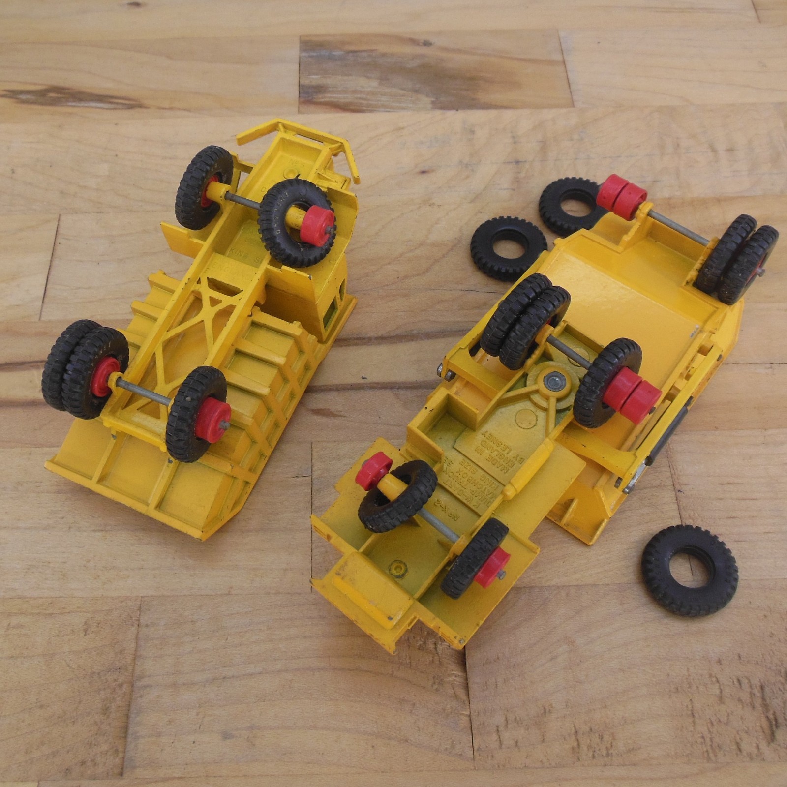 Vtg. Matchbox Lesney 4 Lot King Size - K2 Foden Dump Truck Hatra Loader ...