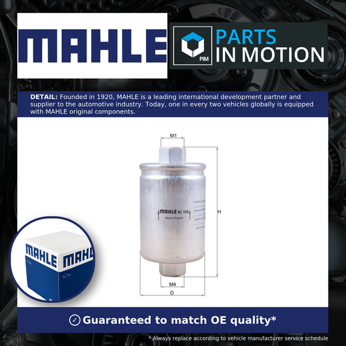 Fuel Filter fits ROVER MINI COOPER, XN 1.0 1.3 90 to 01 Mahle ERS3117 ...