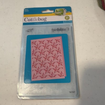 Cuttlebug STARS Embossing Folder New Crafts Scrapbooking Cards 37-1911 ...