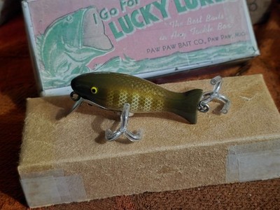 PAW PAW CASTER LURE BABY BASS COLOR SUPER MINT AND RARE MADE 1940 | eBay