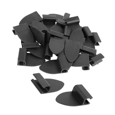 Universal Car Floor Mat Clip Plastic Black 30 PCS Anti-Slip Retainer ...