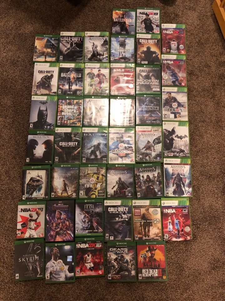 Xbox One S Console And Head Phones With 43 Games (variety) 889842160710 ...