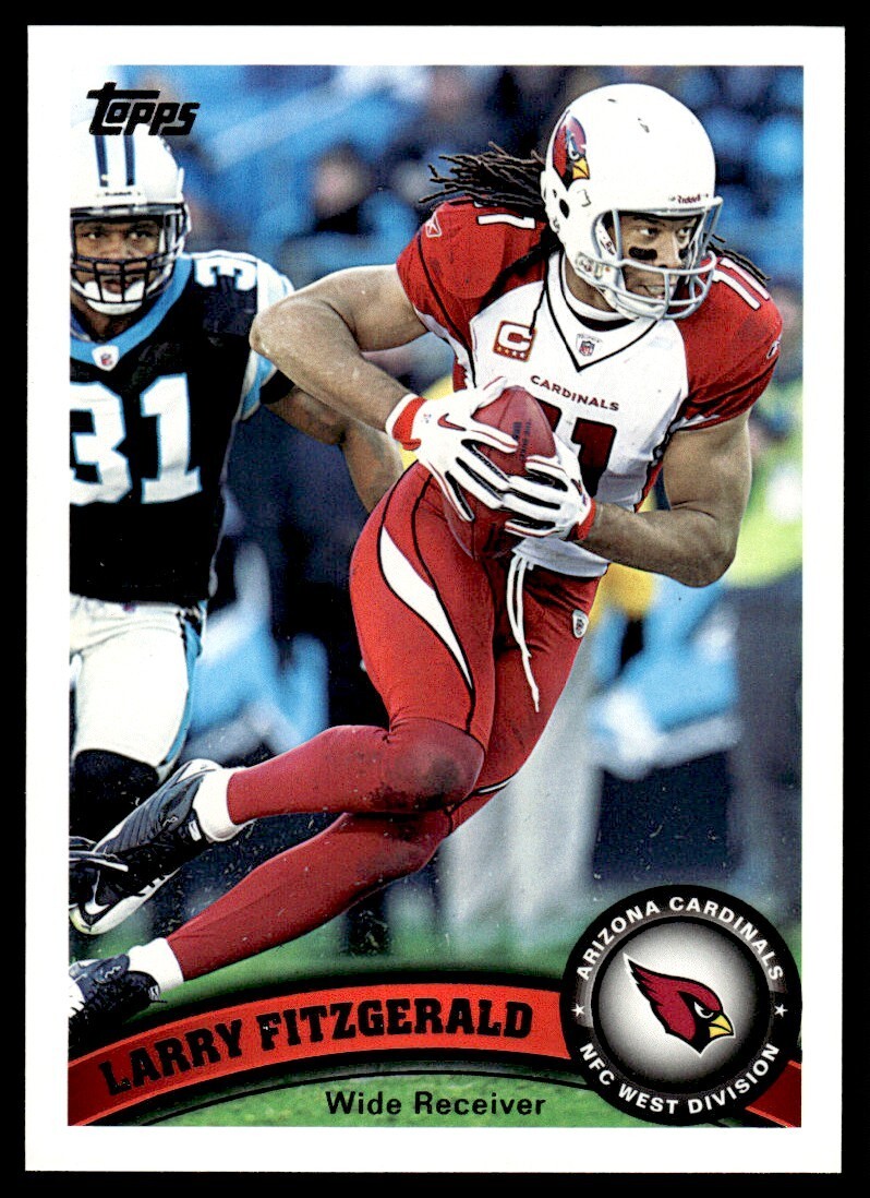 2011 Topps Larry Fitzgerald #10 | eBay