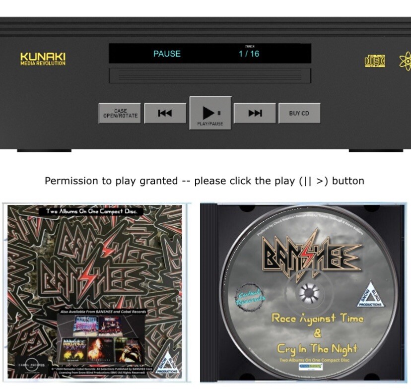 Banshee Double Album “Race Against Time” / “Cry In The Night” CD +free Streaming | eBay