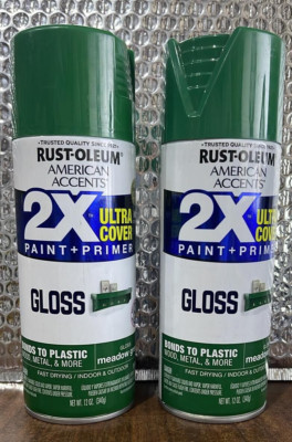 Rust-Oleum American Accents Ultra Cover 2X Gloss, Each, Meadow Green ...