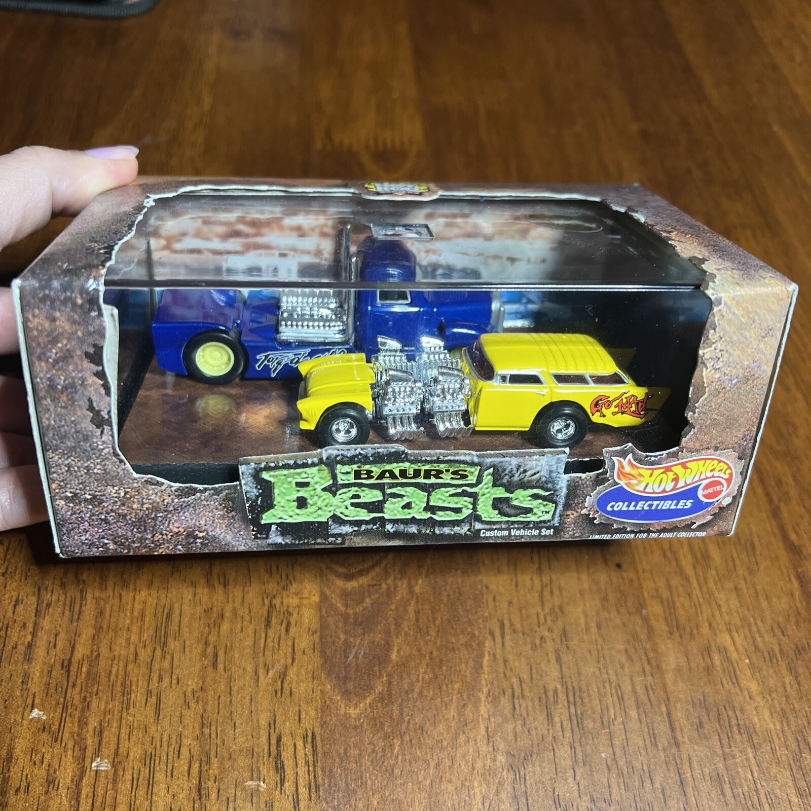 2000 Hot Wheels Hot Rod Series 3 BAUR'S BEASTS Go-Mad / Torq'd Off w ...