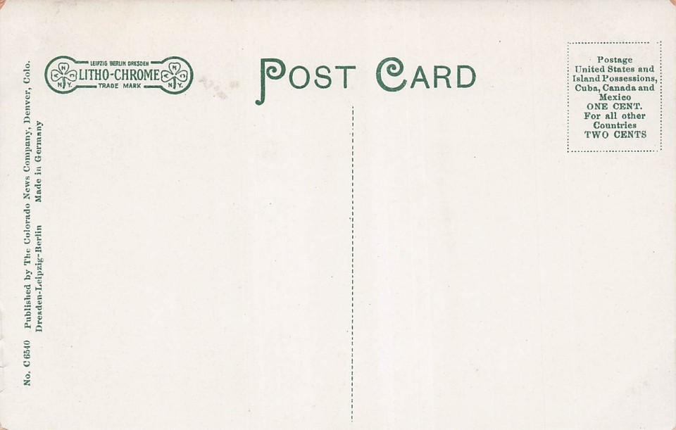 Cripple Creek CO Colorado Victor Narrow Gauge Railroad Train Vtg ...