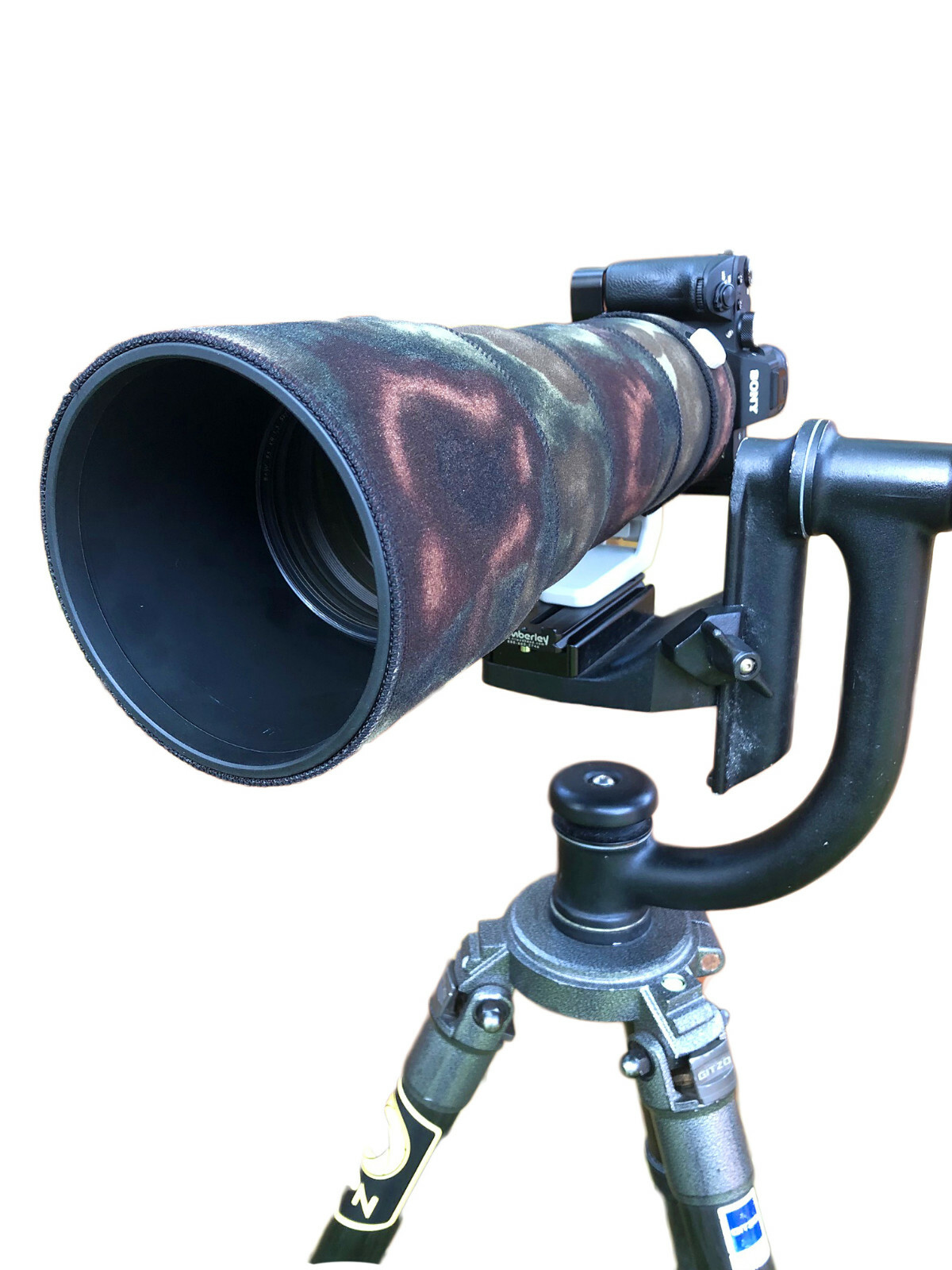 Protection d'objectif en néoprène camouflage Sony 200 600 FE G OSS f5.6 ...