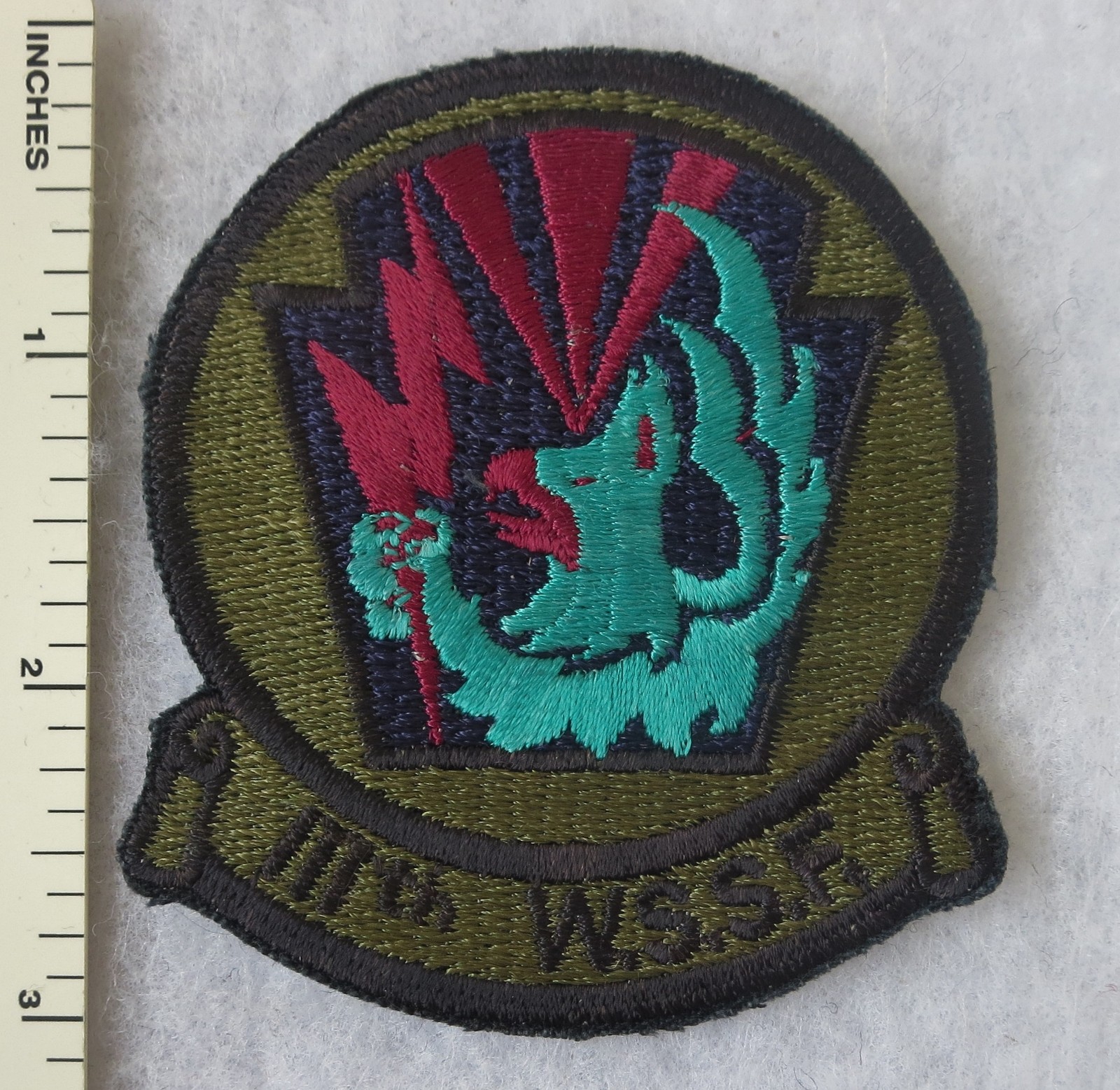 111th WSSF US AIR FORCE PATCH Subdued USAF Vintage ORIGINAL | eBay